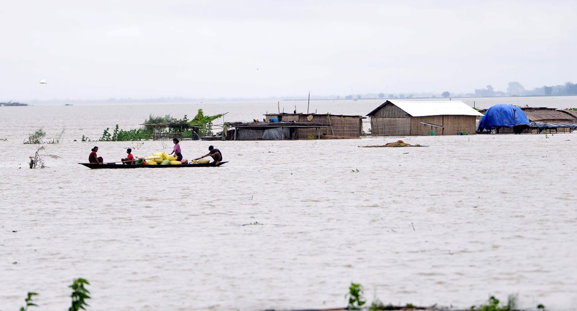 Assam: Flood situation in Barpeta still grim, 1.35 lakh people affected ...