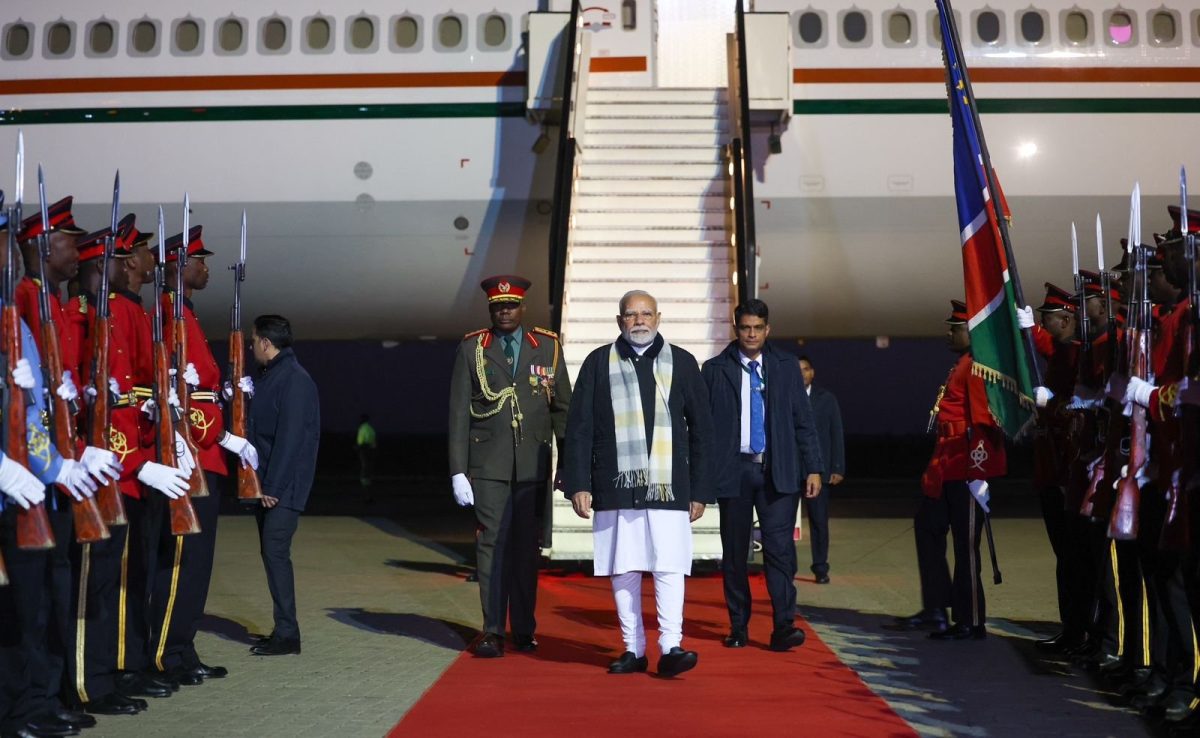 Prime Minister Modi arrives in Namibia on final leg of five-nation tour ...