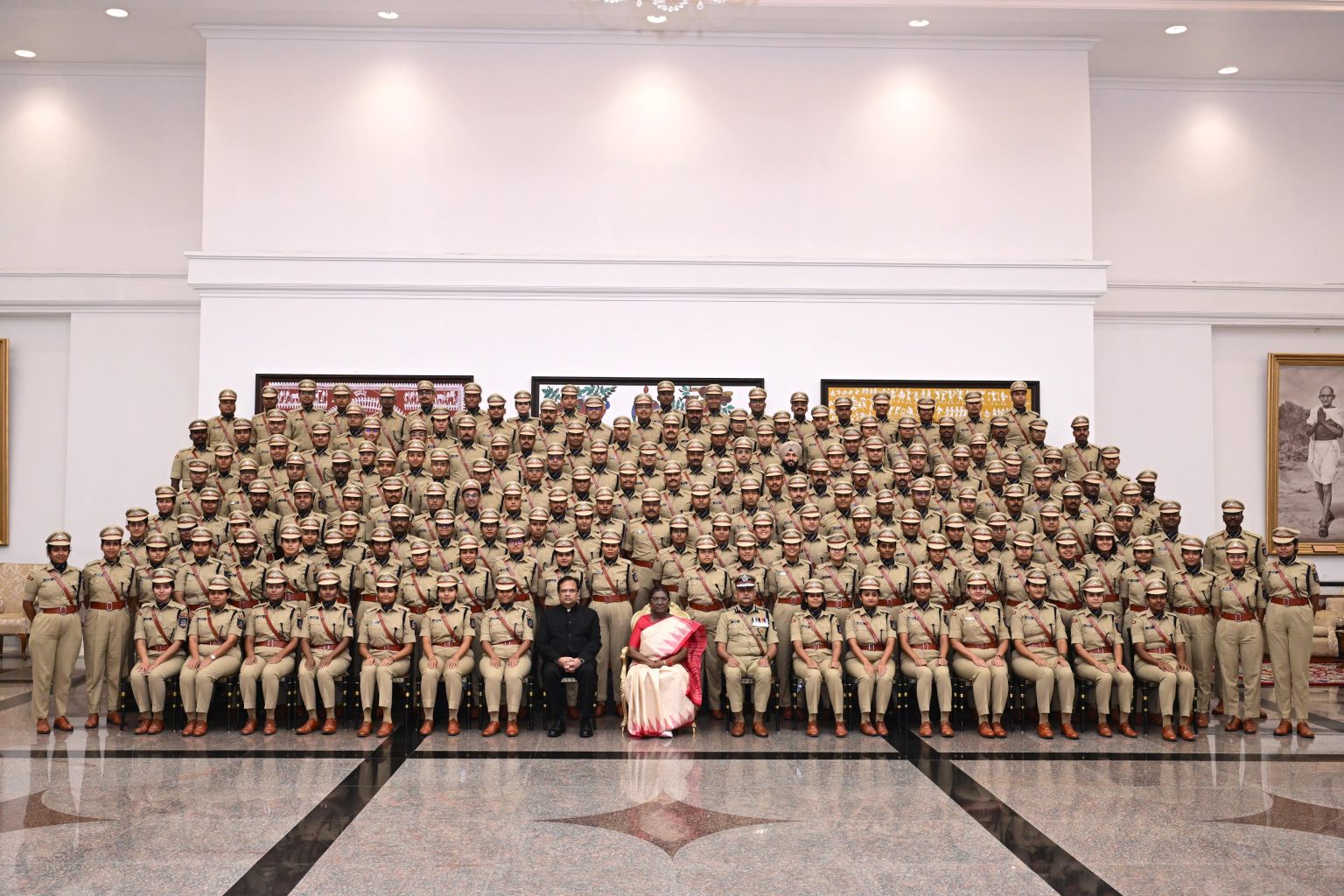 Indian Police Service probationers meet President Droupadi Murmu today ...