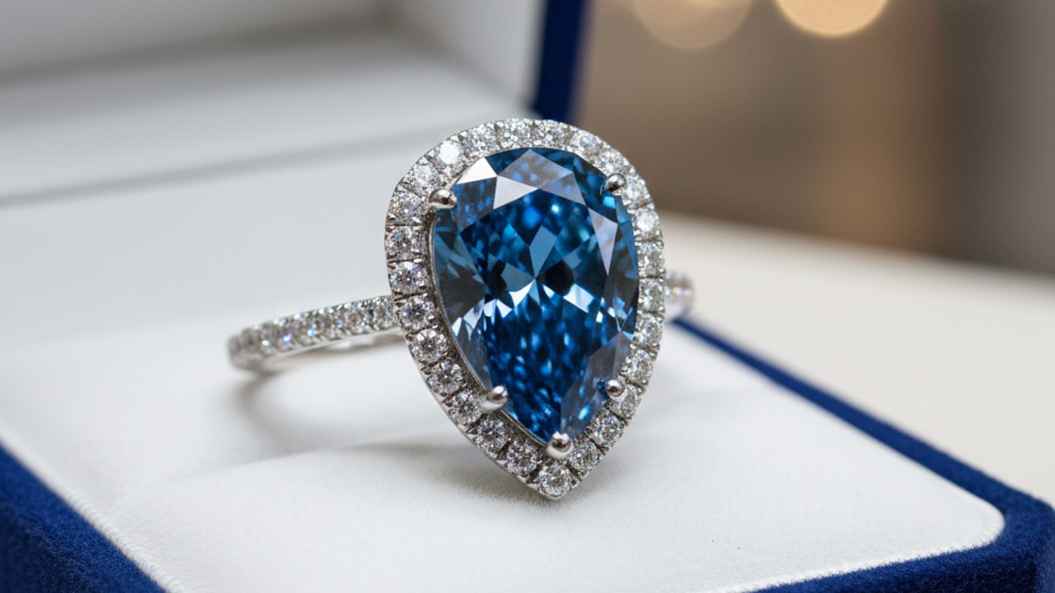 'Mellon Blue' diamond ring sells for $25 million in Geneva auction - DD India