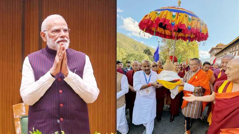 PM Modi expresses gratitude to Bhutan for grand welcome of sacred ...