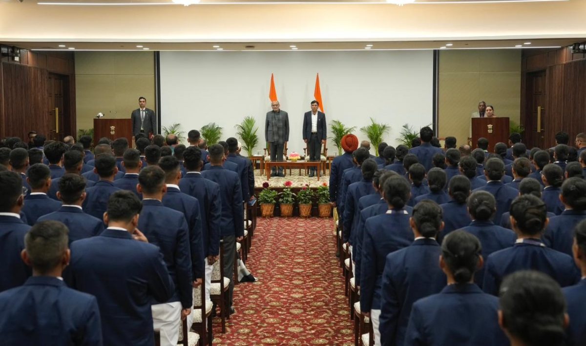 Vice-President interacts with MY BHARAT–NSS Republic Day Camp 2026 ...