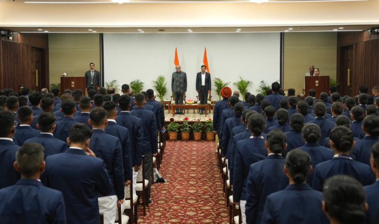 Vice-President interacts with MY BHARAT–NSS Republic Day Camp 2026 ...