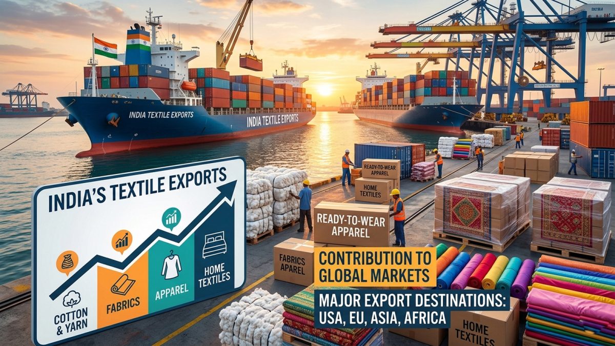 India's textile exports grow 2.1% in FY 2025-26, driven by global ...