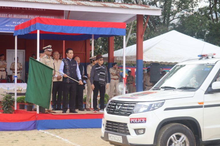 Mizoram CM flags off 219 new police vehicles, reaffirms commitment to ...