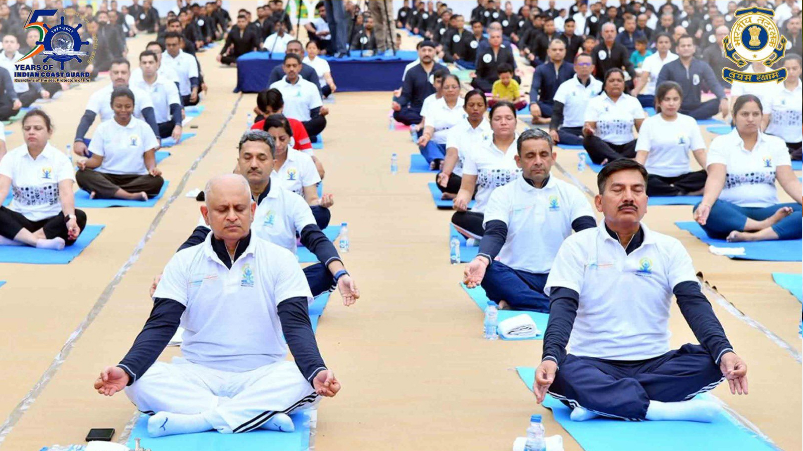 Indian Coast Guard marks Yoga Day with nationwide ‘Yoga Sangam 2026 ...